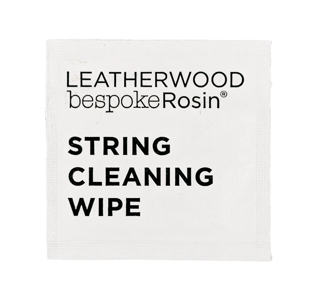 String Cleaning Wipes - 100pk – Leatherwood Bespoke Rosin
