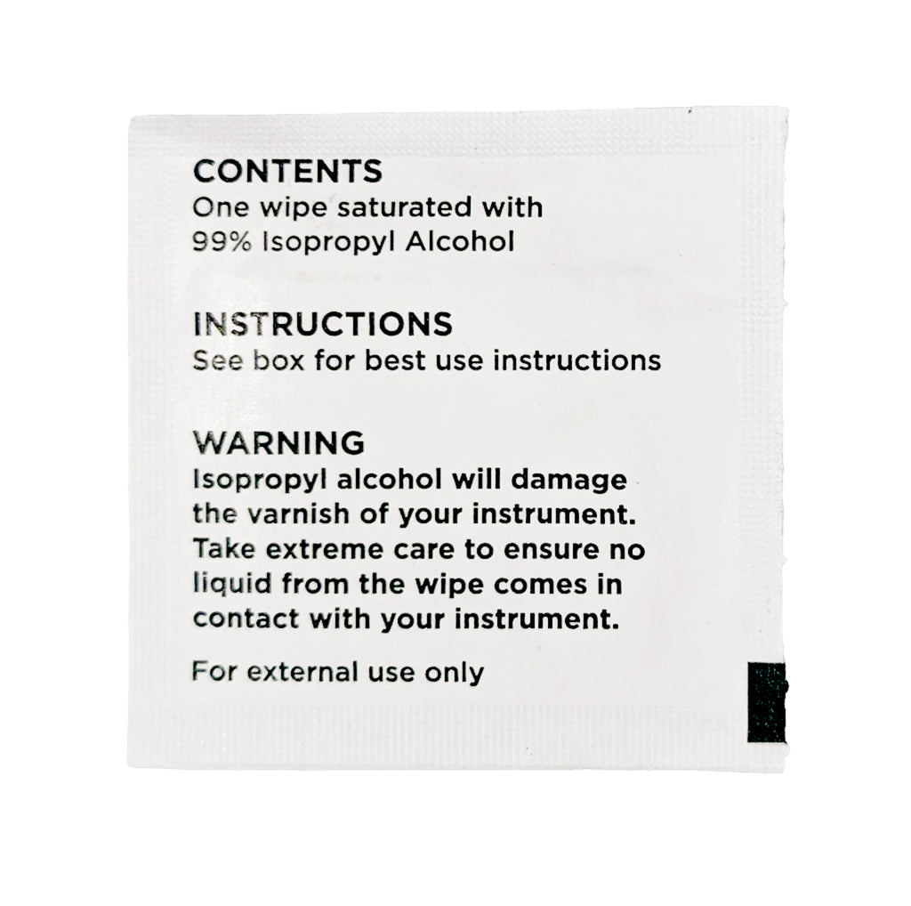 String Cleaning Wipes - 100pk – Leatherwood Bespoke Rosin